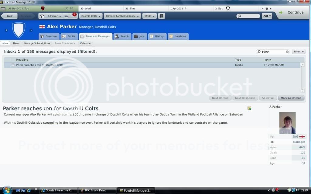 [FM10] Dosthill Colts from lvl 10 to the prem - Own Youth Products Only ...