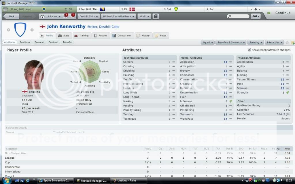 [FM10] Dosthill Colts from lvl 10 to the prem - Own Youth Products Only ...