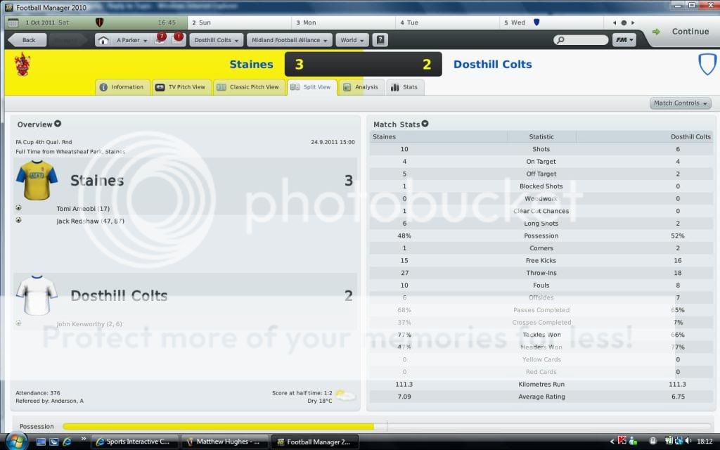 [FM10] Dosthill Colts from lvl 10 to the prem - Own Youth Products Only ...