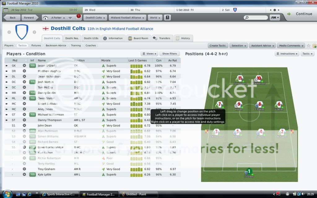 [FM10] Dosthill Colts from lvl 10 to the prem - Own Youth Products Only ...